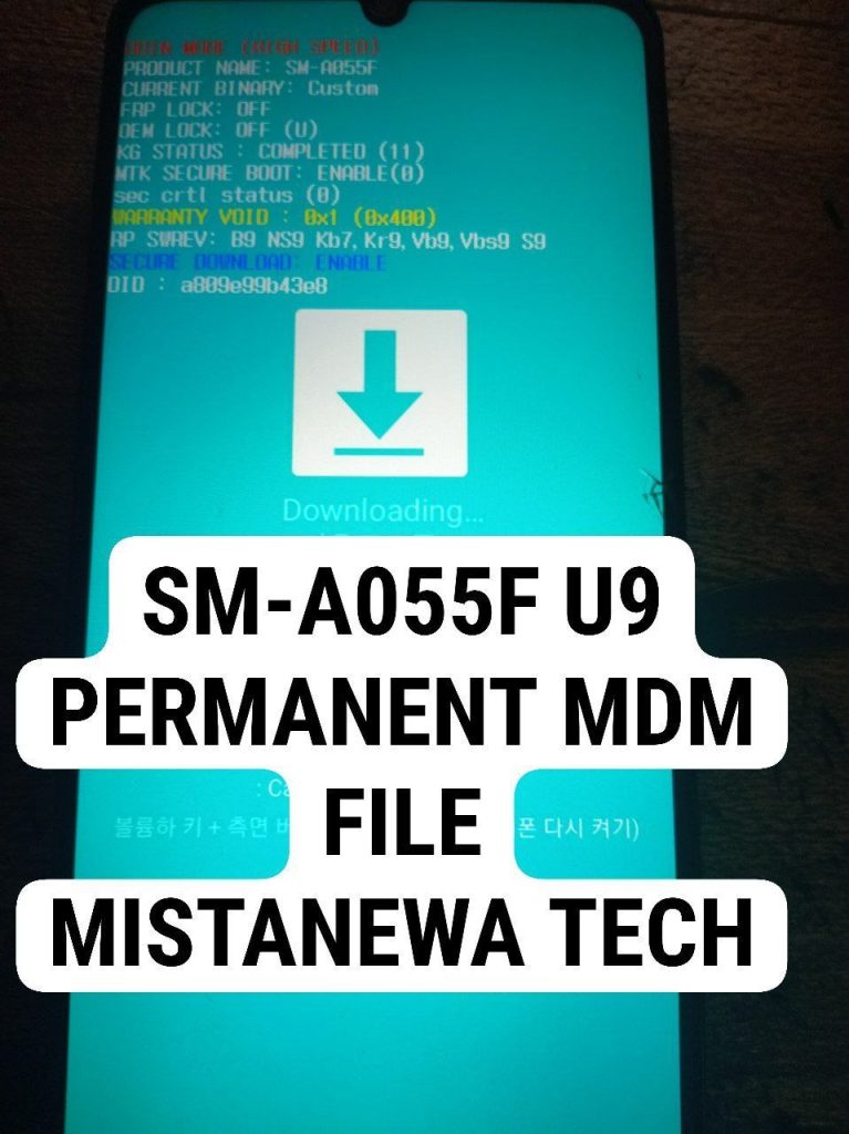 SAMSUNG A05 [ SM-A055F ] U9 PERMANENT KG OFF SOLUTION [ISP SOLUTION]FLASH 64,UFI,EASYJTAG ...