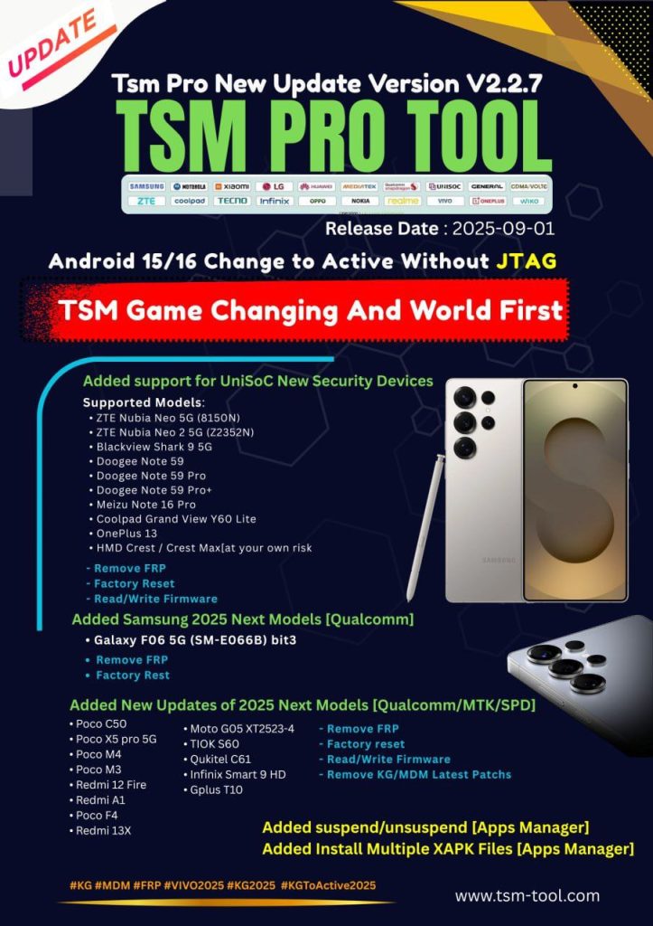 TSM TOOL PRO V2.0.8 | Added All MTK V5 Vivo 2024-2025 patches ...